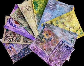 10 Large Collage Papers - Etsy