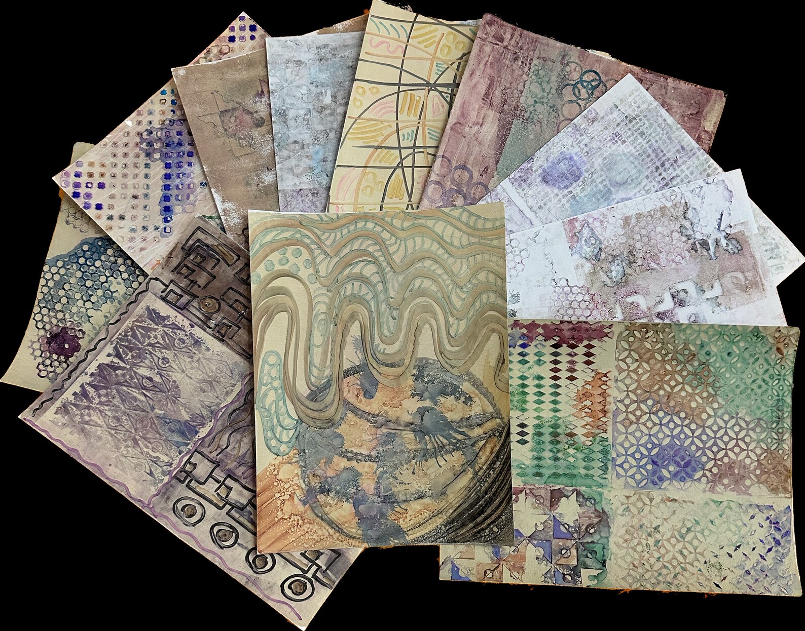 11 Large Collage Papers - Etsy