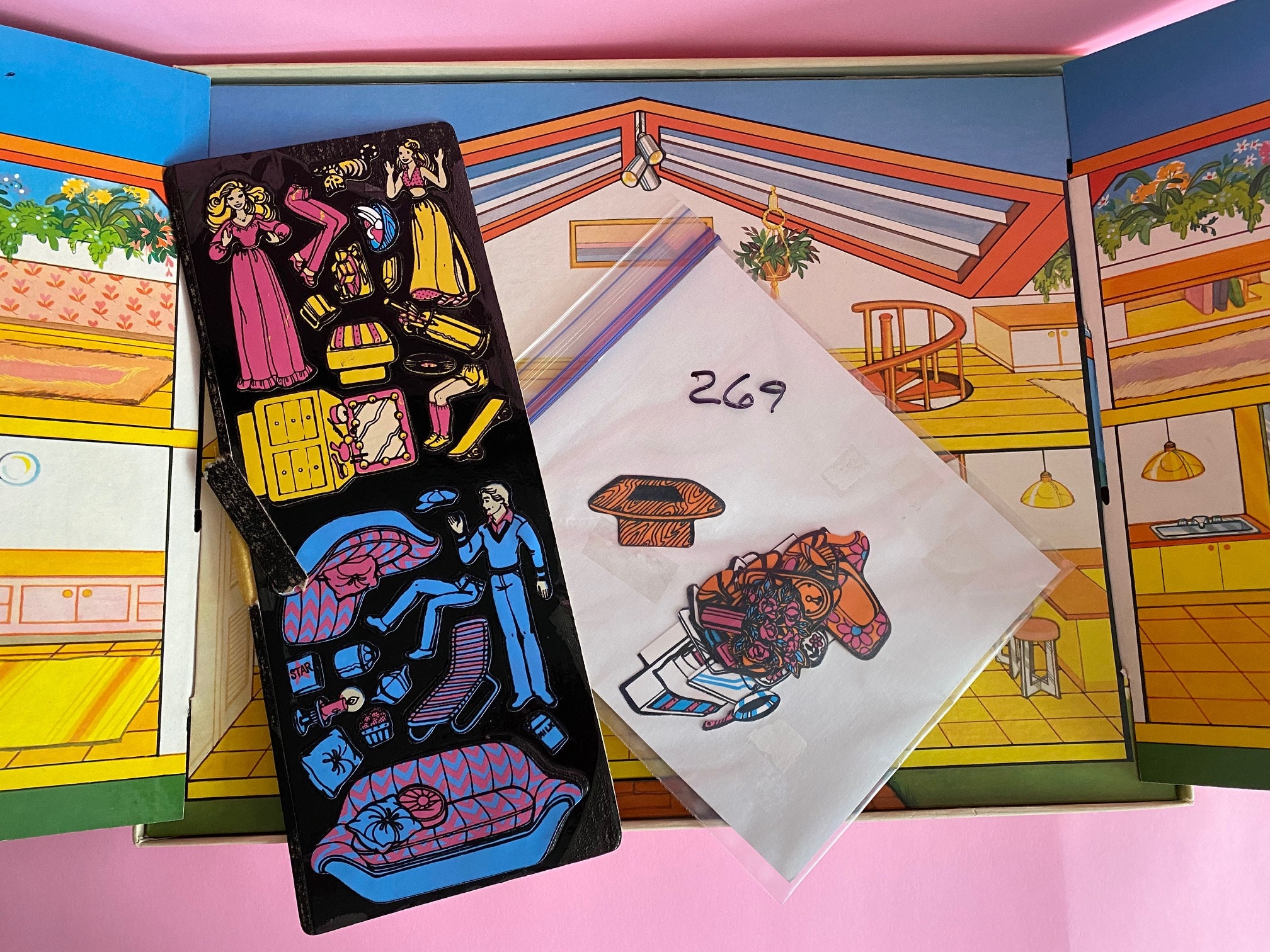 The Barbie Dream House Retro Colorforms Classic Play Set - Etsy Canada