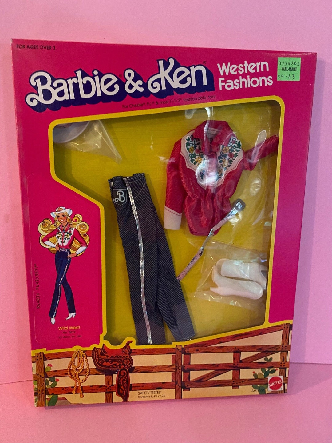Vintage 1981 3577 Barbie Fashion Western Fashions WILD WEST NRFB - Etsy