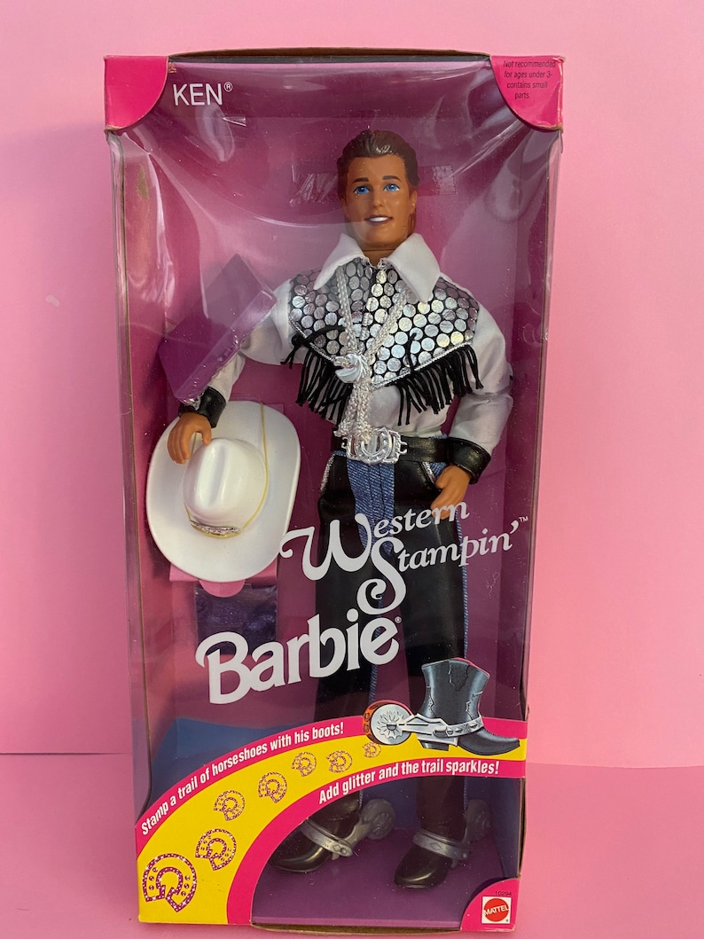 Barbie Western Stampin' Ken Doll 10294 Vintage - Etsy