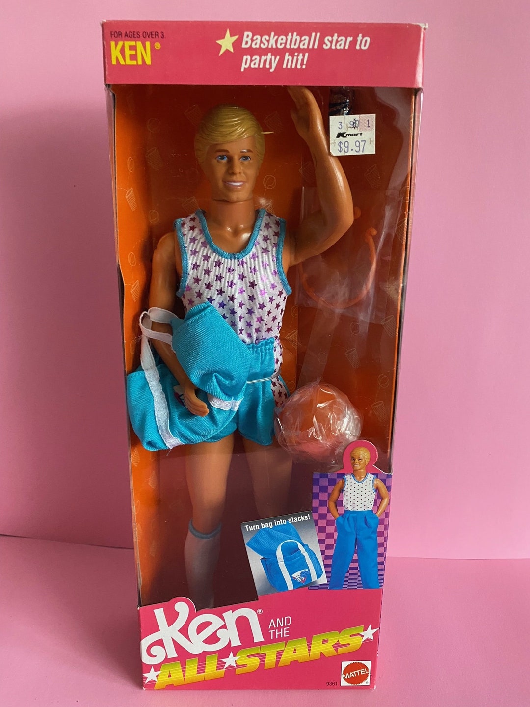 VINTAGE BARBIE DOLL Ken and the All Stars Basketball 1989 - Etsy