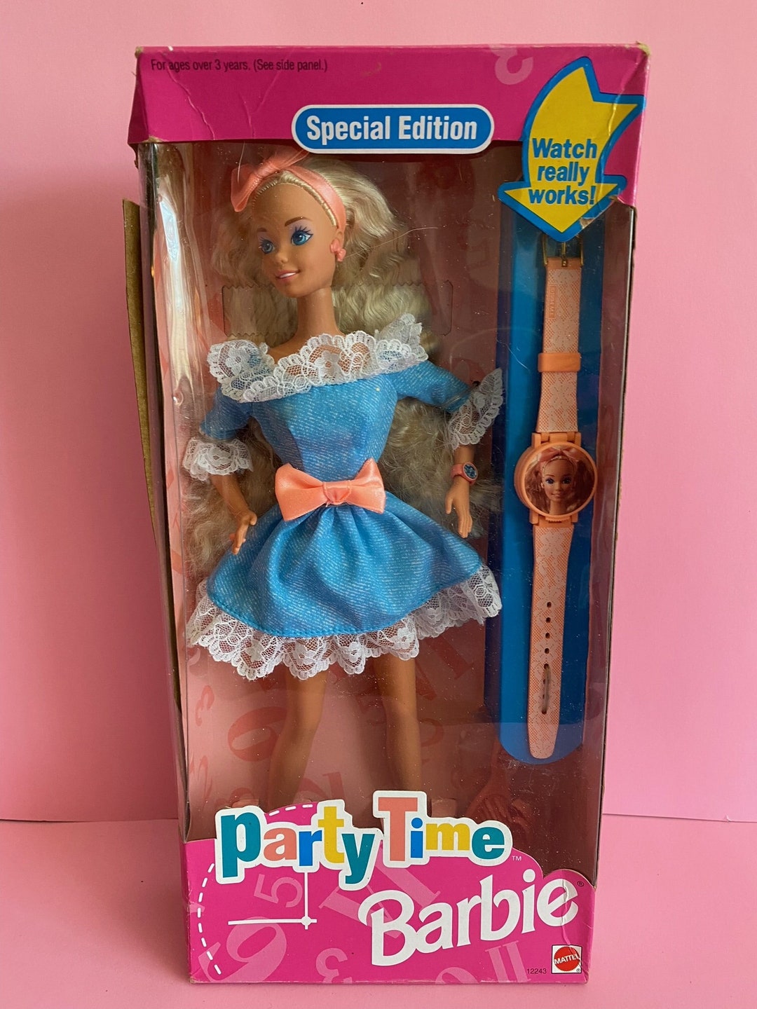 1994 Mattel Special Edition party Time Barbie Doll 12243 - Etsy