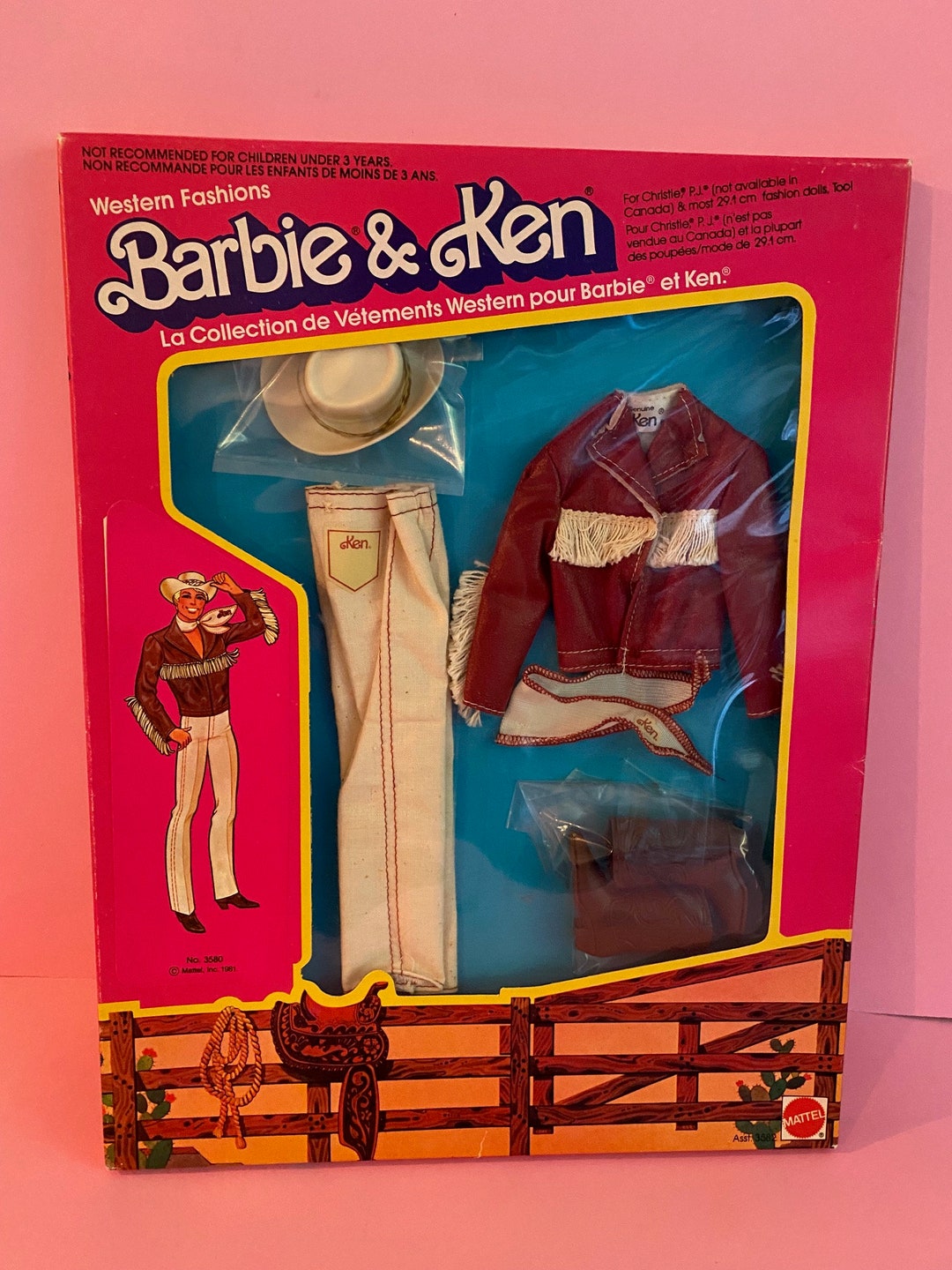 Vintage Barbie and Ken Western Fashion No 3580 NRFB - Etsy