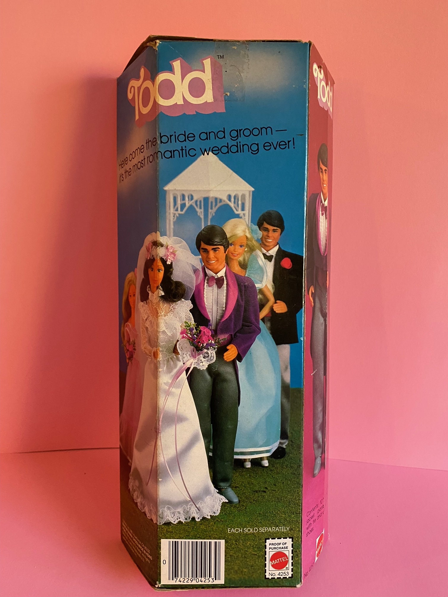 Vintage 1982 TODD DOLL Barbie & Ken's Friend Wedding Groom 12 Doll 4253 ...