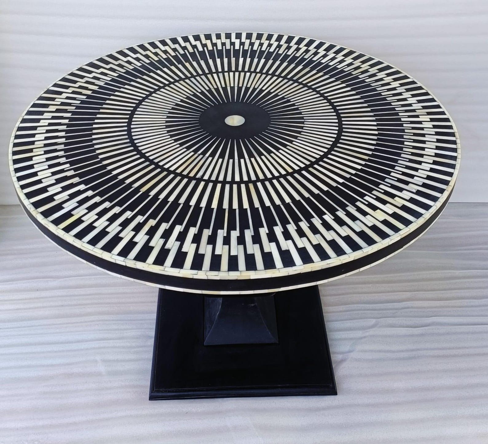 Handmade Bone Inlay Dining Table, Camel Bone Table, Modern Design ...