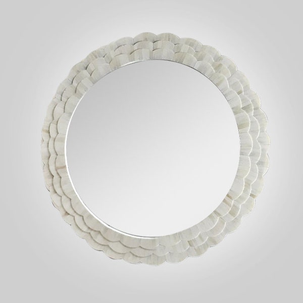 Bone Inlay Mirror - Etsy