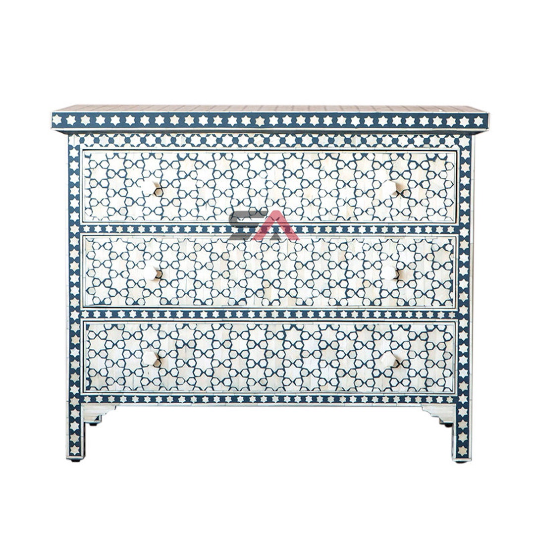 Bone Inlay Sideboard, Handmade Bone Inlay Furniture, Inlay Cupboard ...