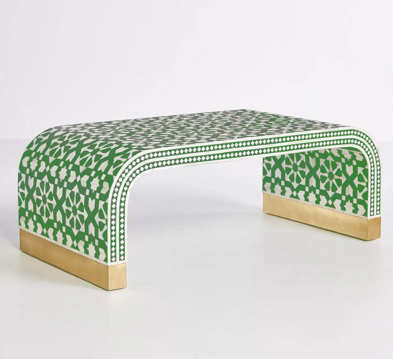 Handmade Arrow Coffee Table, Camel Bone Table, Inlay Table, Luxury ...