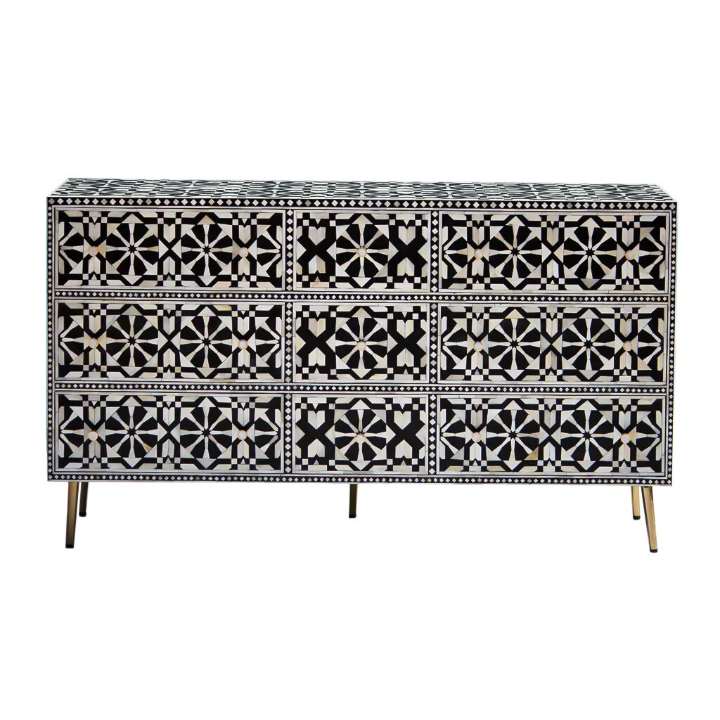 Handmade Bone Inlay Furnitures, Buffet, Bone Inlay Sideboard, Bone ...