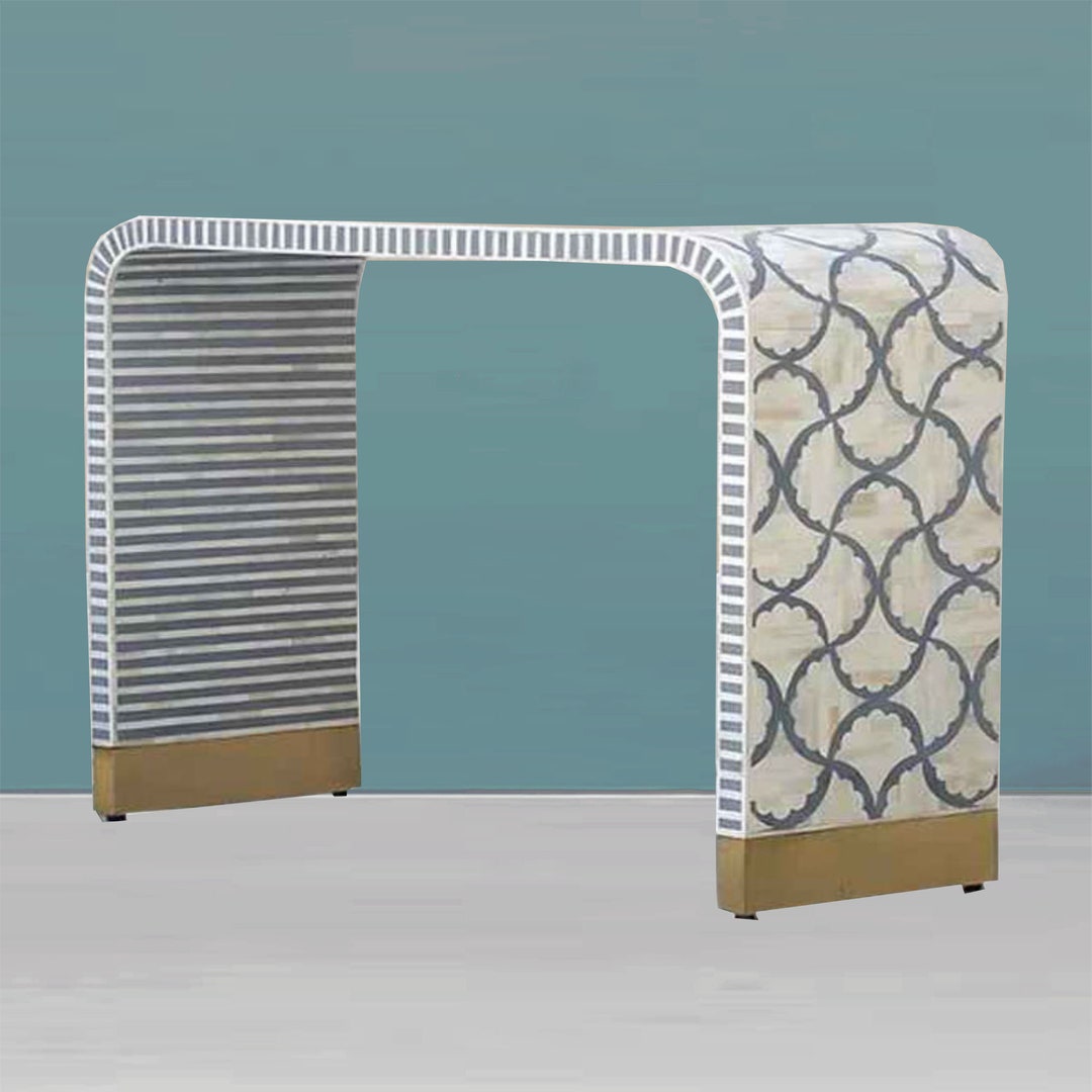 Handmade Bone Inlay Wooden Modern Console Table Furniture. - Etsy