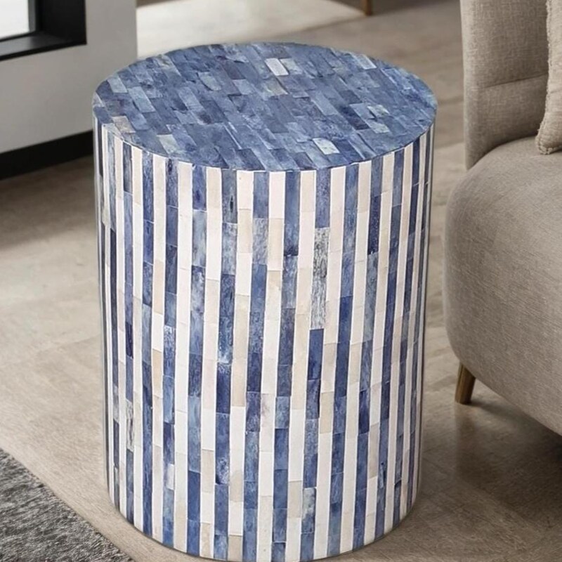 Bone Inlay Table - Etsy