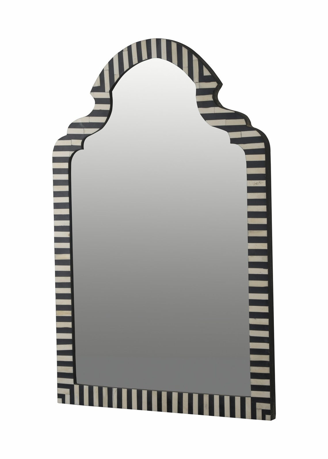 Handmade Bone Inlay Modern Pattern Mirror Frame, Rectangle Mirror Frame ...