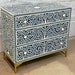 Bone Inlay Floral Design Chest of 3 Drawers , Inlay Buffet, Bone Inlay ...