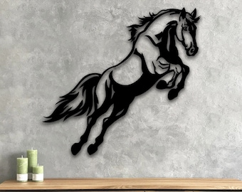 Horse Metal Wall Art Team Roper Team Roping Metal Rodeo Rodeo Gifts ...
