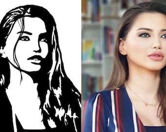 Custom Metal Portrait 3D Art - Etsy