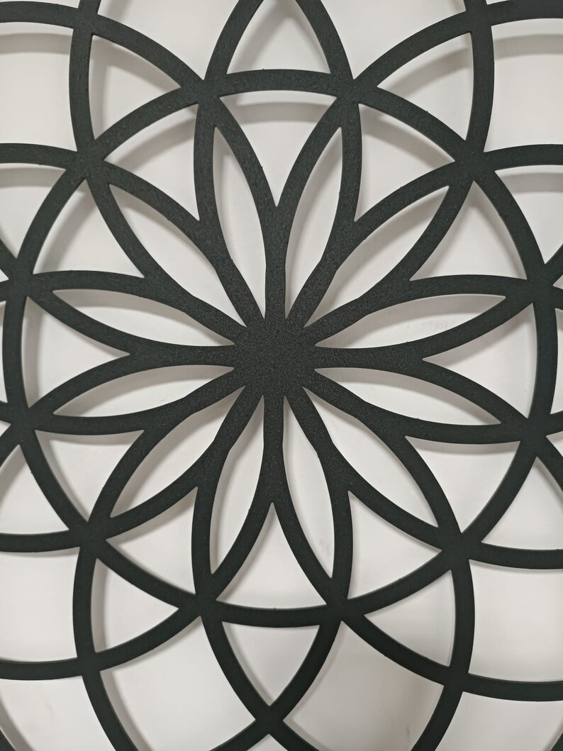 Torus Metal Wall Decor: Sacred Geometry Art for Meditation - Etsy