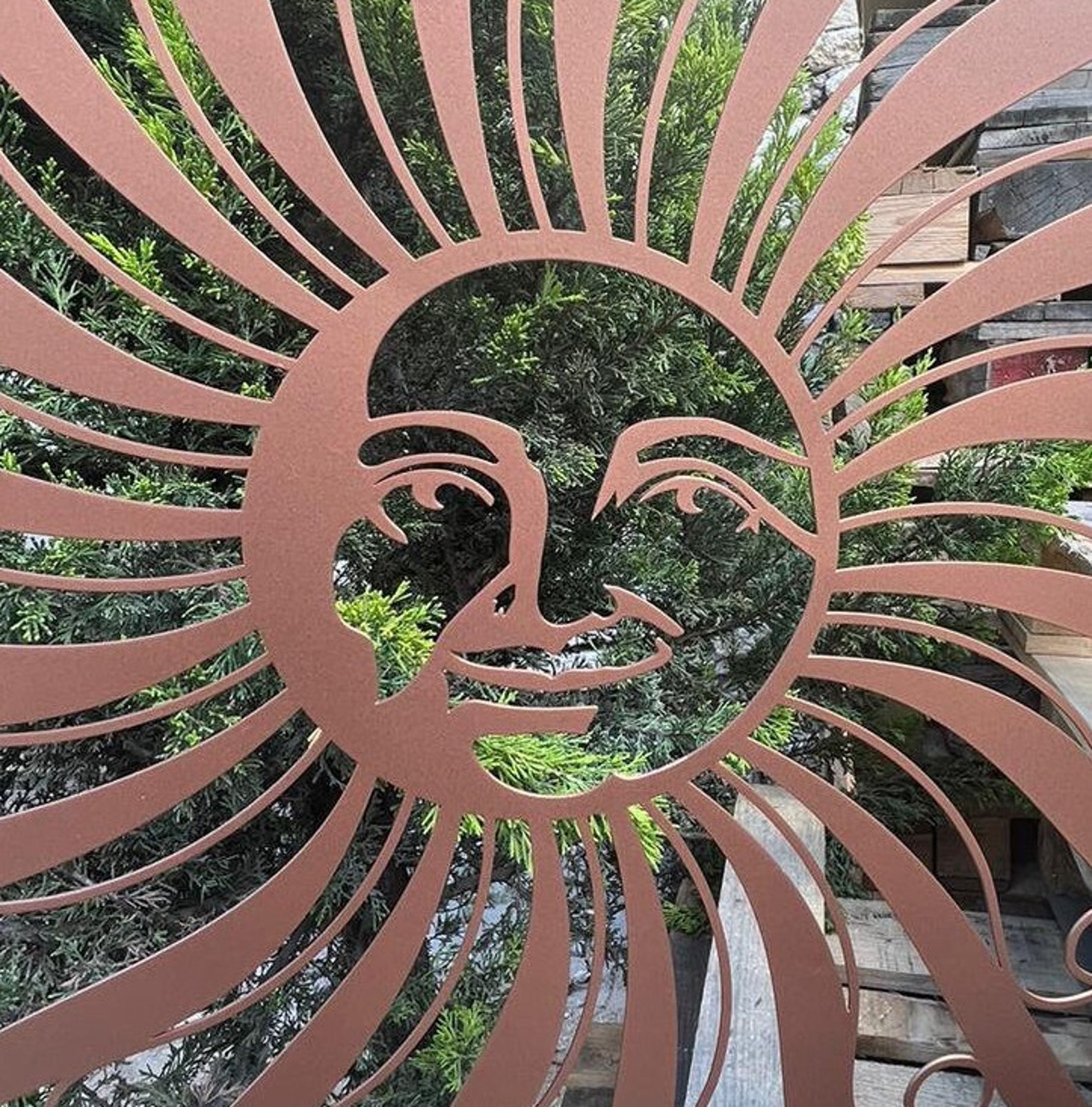 Sun Metal Wall Decor - Etsy
