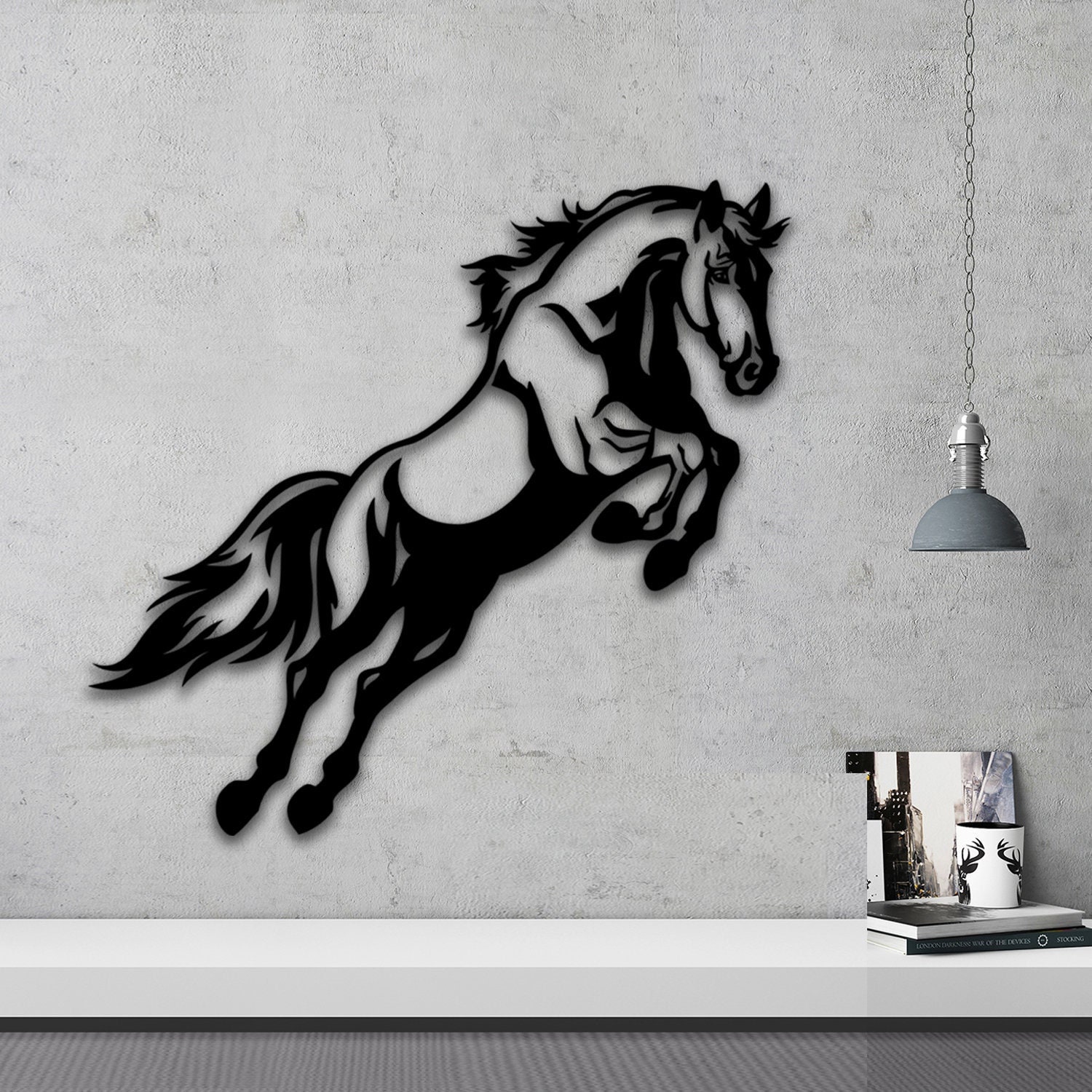 Horse Metal Wall Decor - Etsy