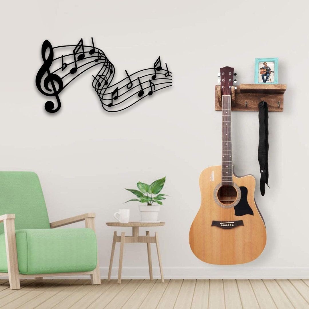 Metal Music Notes Wall Decor: Modern Minimalist Art - Etsy
