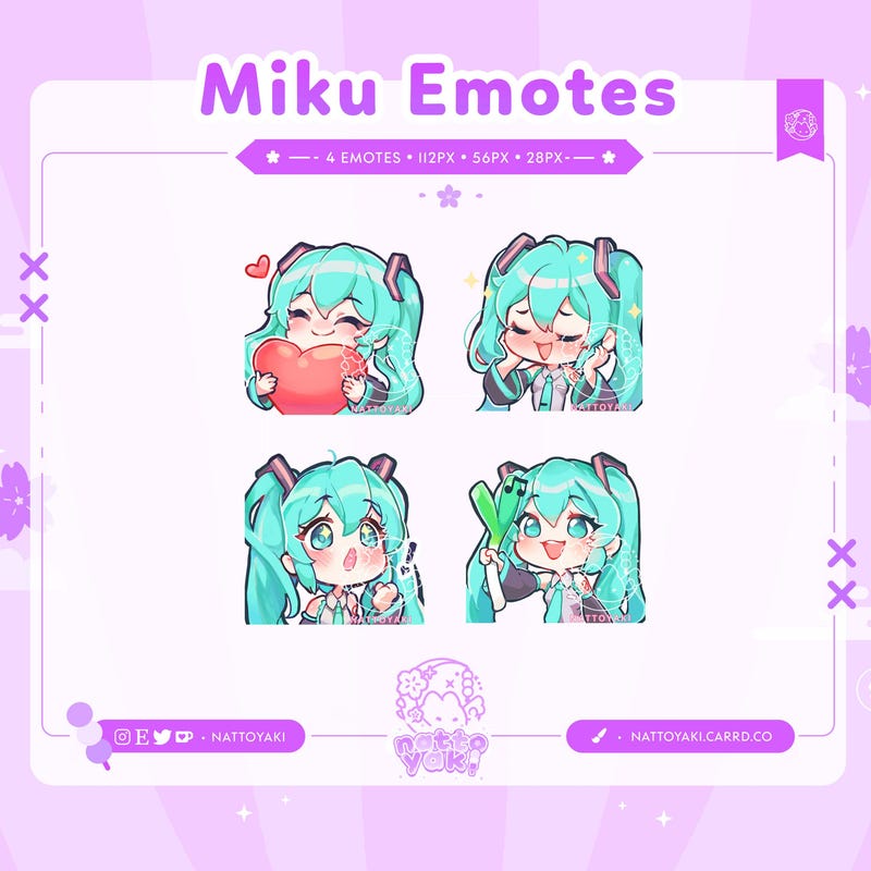 Hatsune Miku Png - Etsy