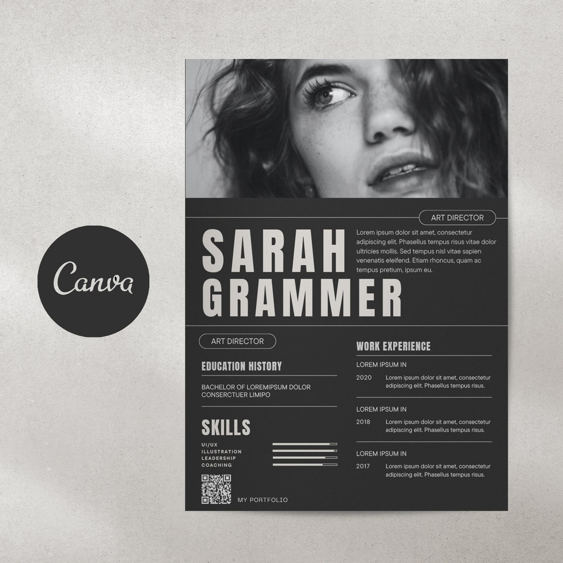 Resume Template, Cv Design Canva, Best Cv Resume Layout, 2023 Resume ...