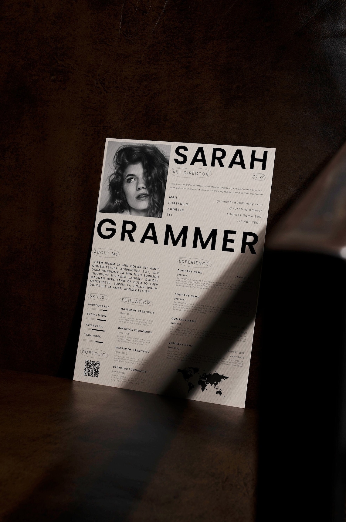 Resume Template, Cv Design Canva and Illustrator, Best Cv Resume Layout ...