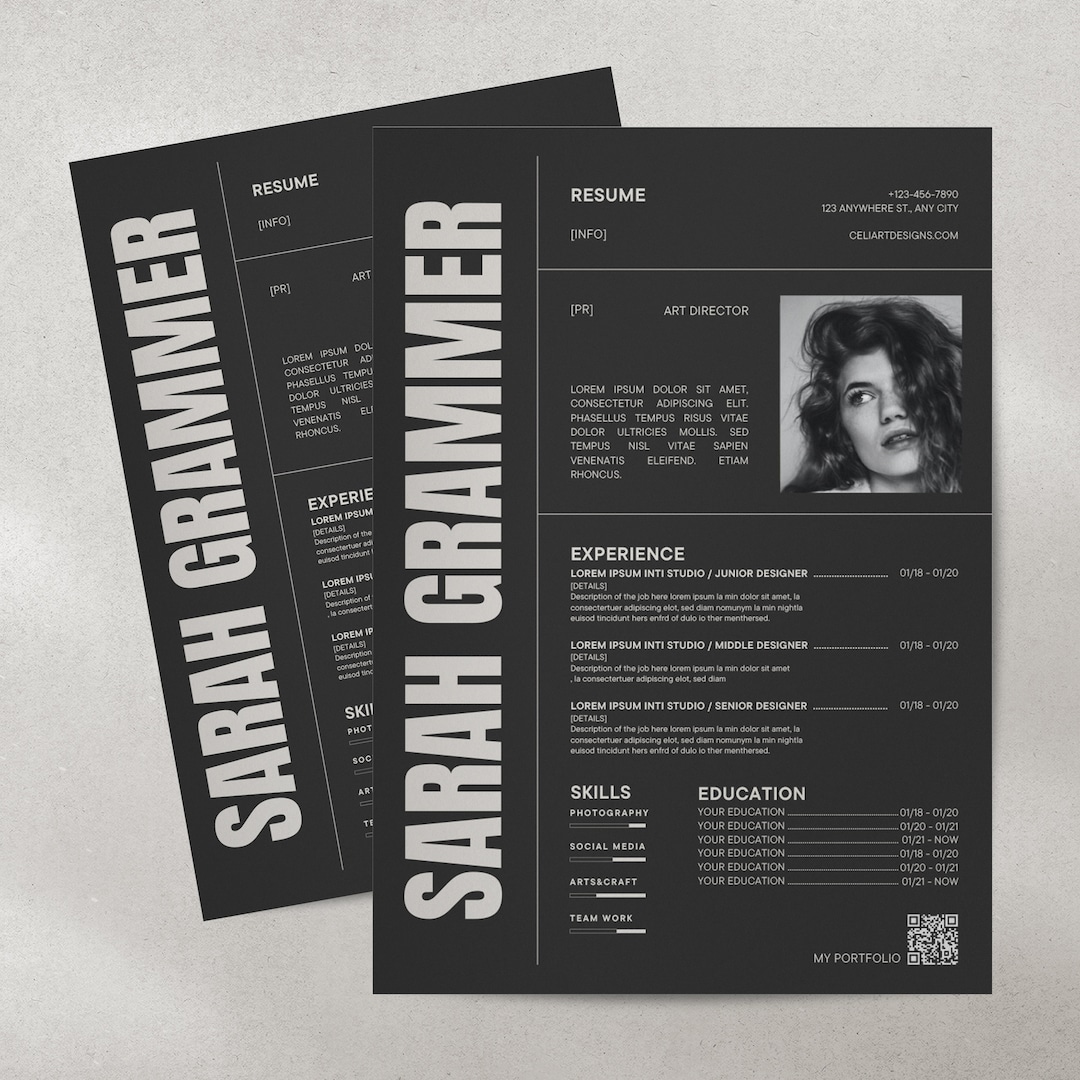 Resume Template, Cv Design Canva, Best Cv Resume Layout, 2023 Resume ...