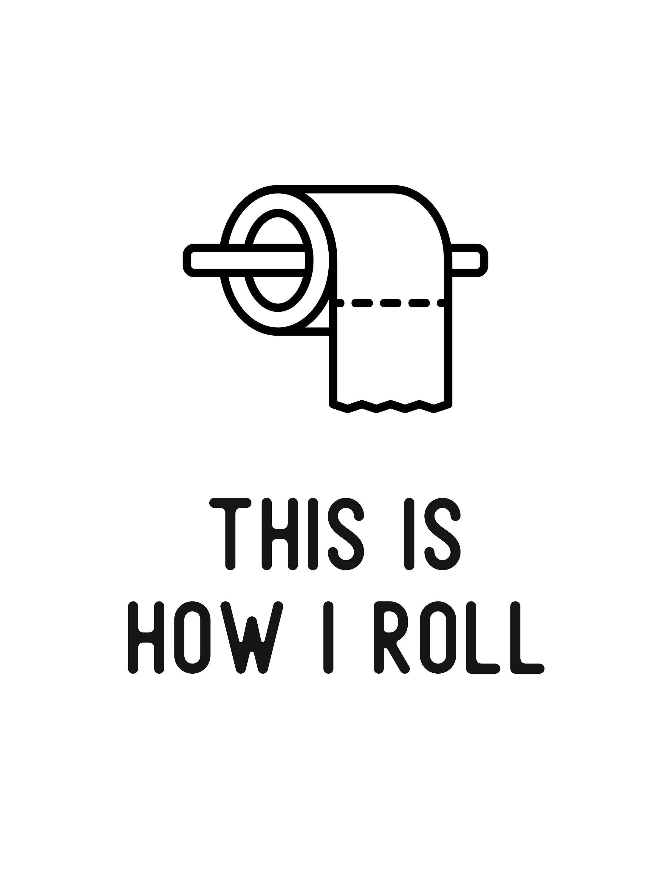 Funny Toilet Paper Printable - Etsy