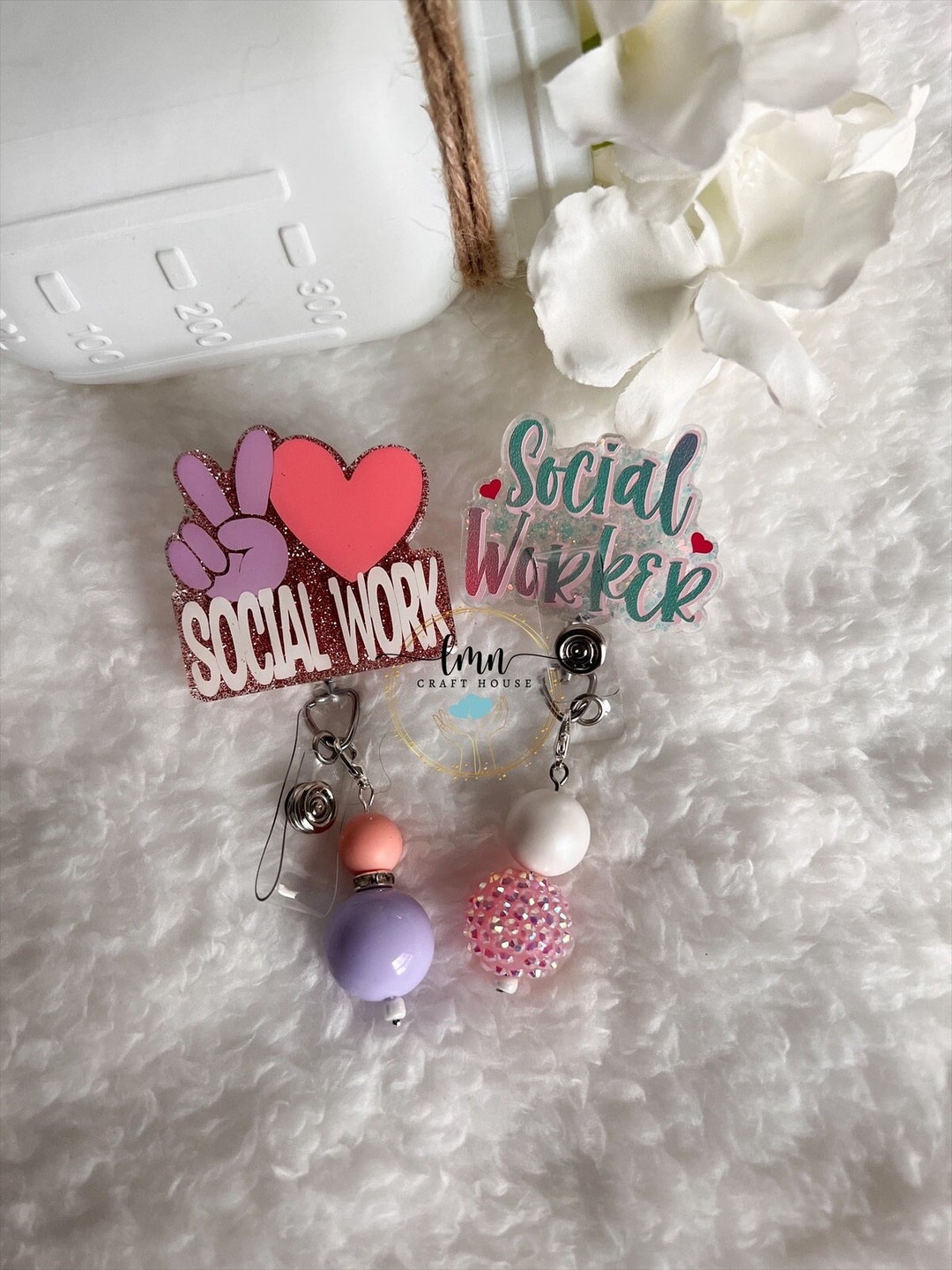 Social Worker Badge Reel LMSW Badge Reellcsw Badge Reel Personalized ...