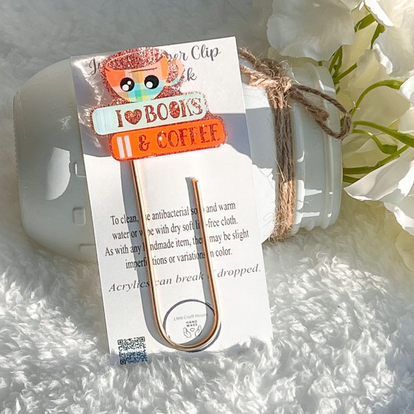 Paperclip Bookmark - Etsy