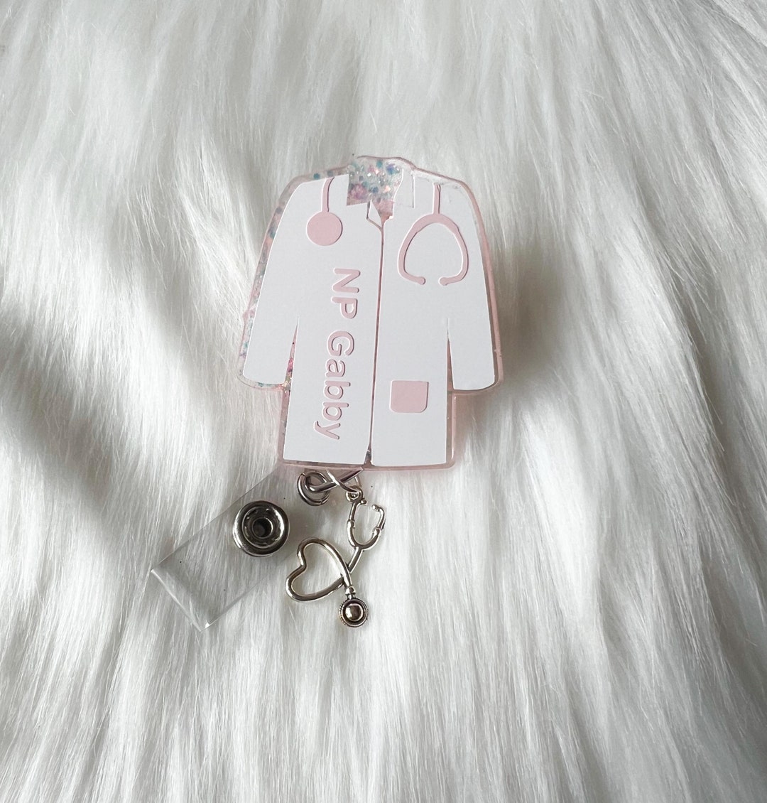 Nurse Practitioner Badge Reel|np Badge Reel|doctor Badge Reel|custom ...