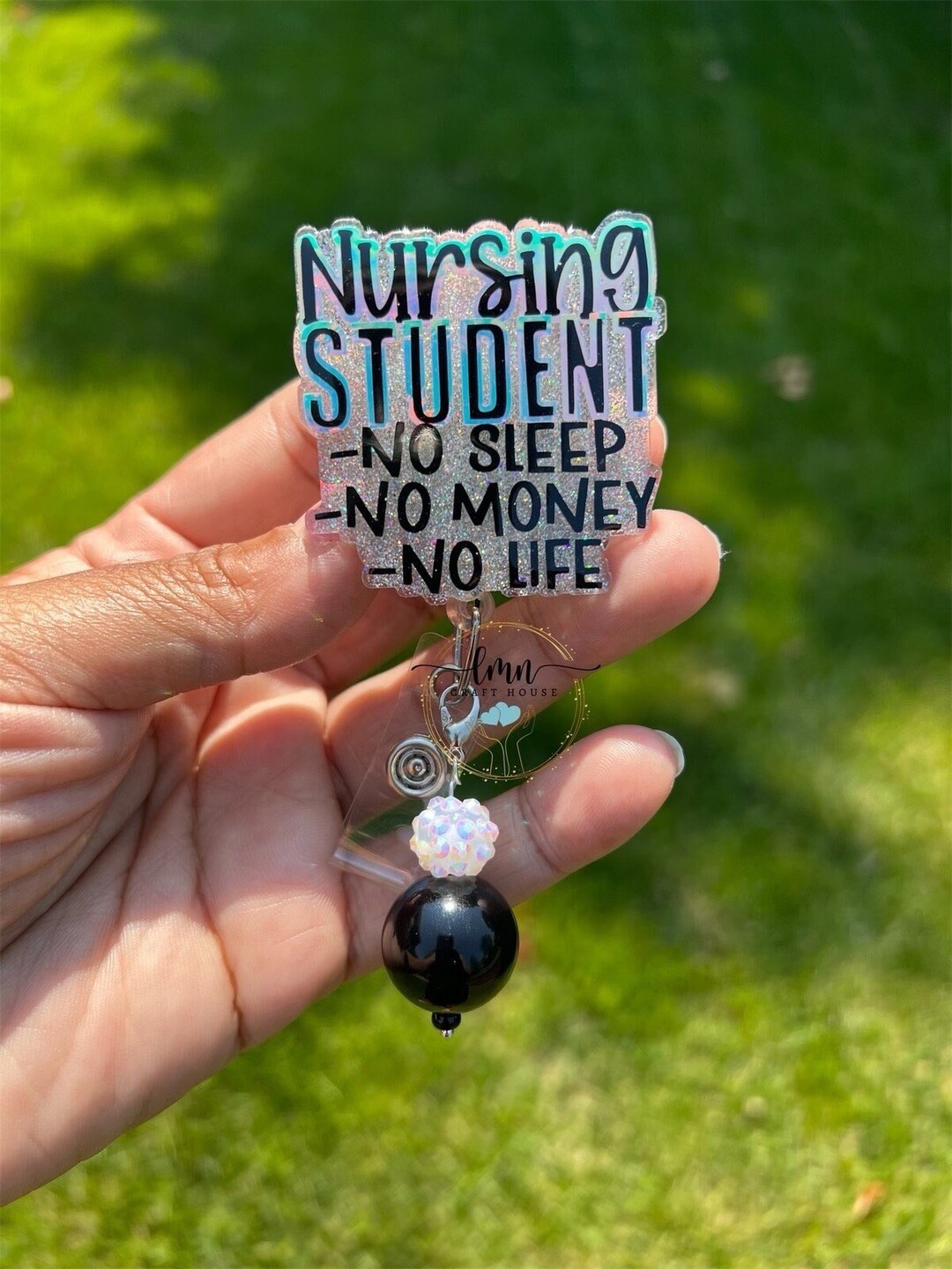 Nursing Student Badge Reelfuture Nurse Badge Reelfunny Nursing Student ...