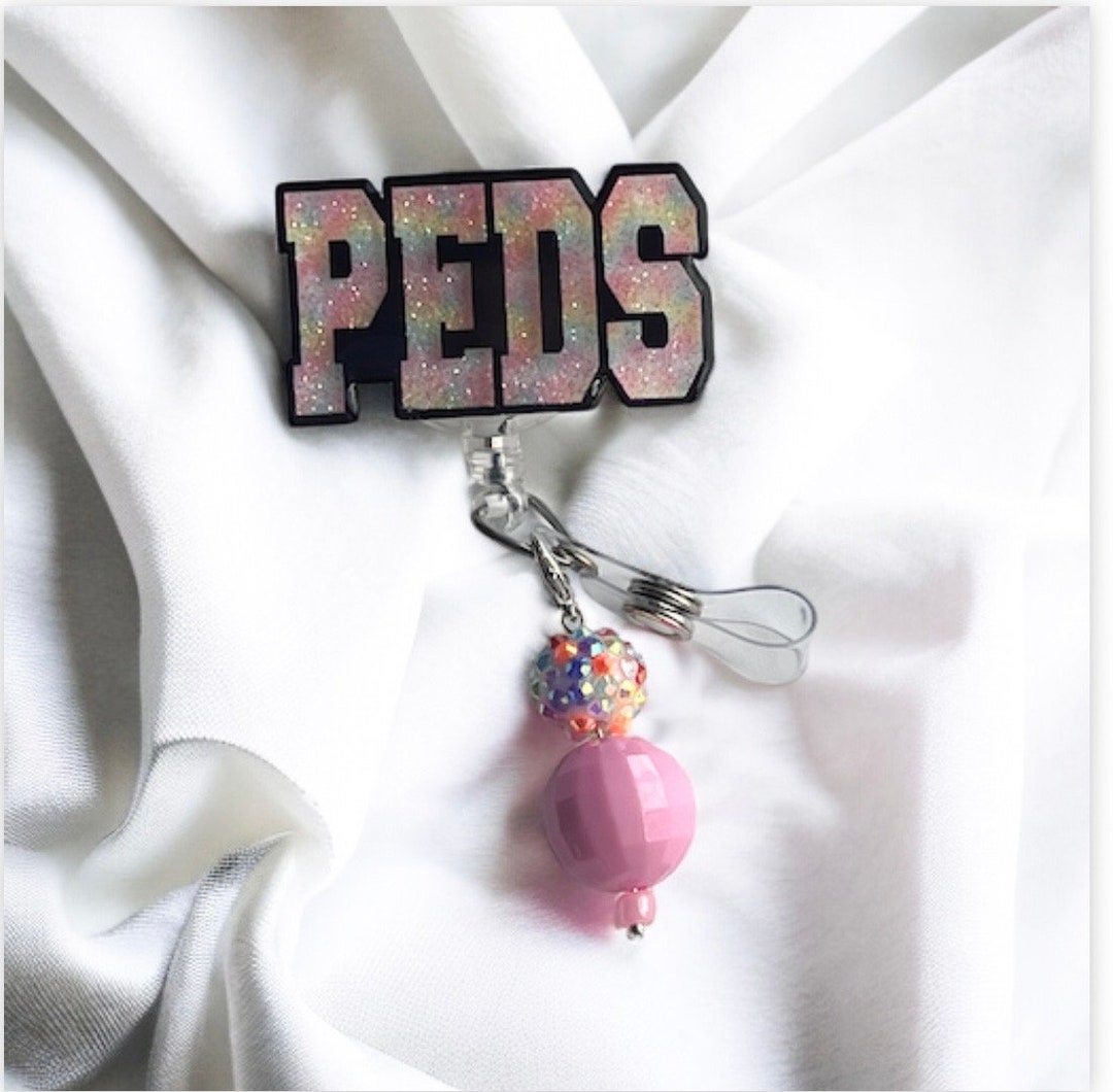 PEDS Badge Reelsnarky Badge Reelcute Badge Reel Badge Clipcustom ...
