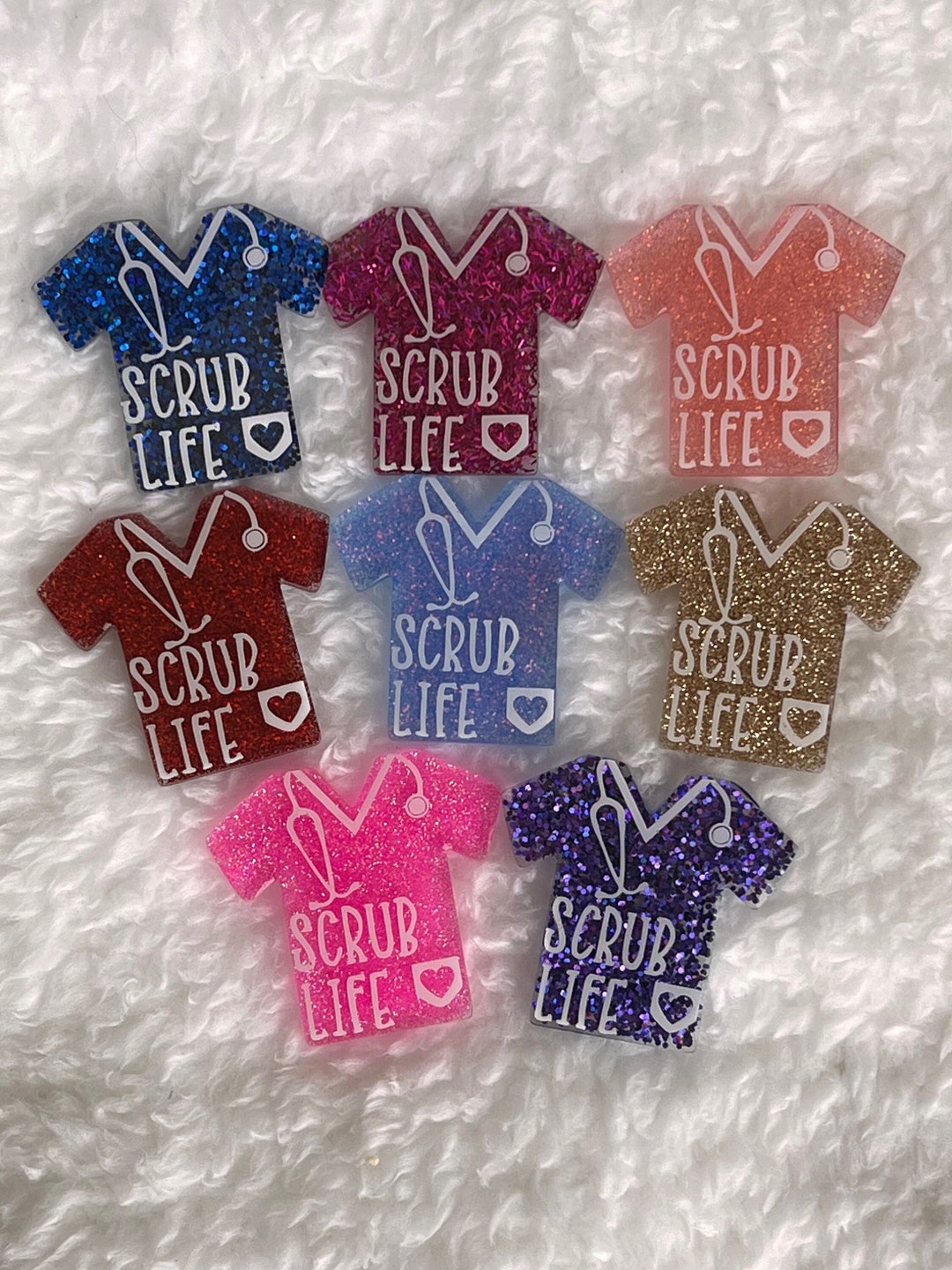 Scrub Life Badge Reelnurse Badge Reel Medical Badge Reel - Etsy