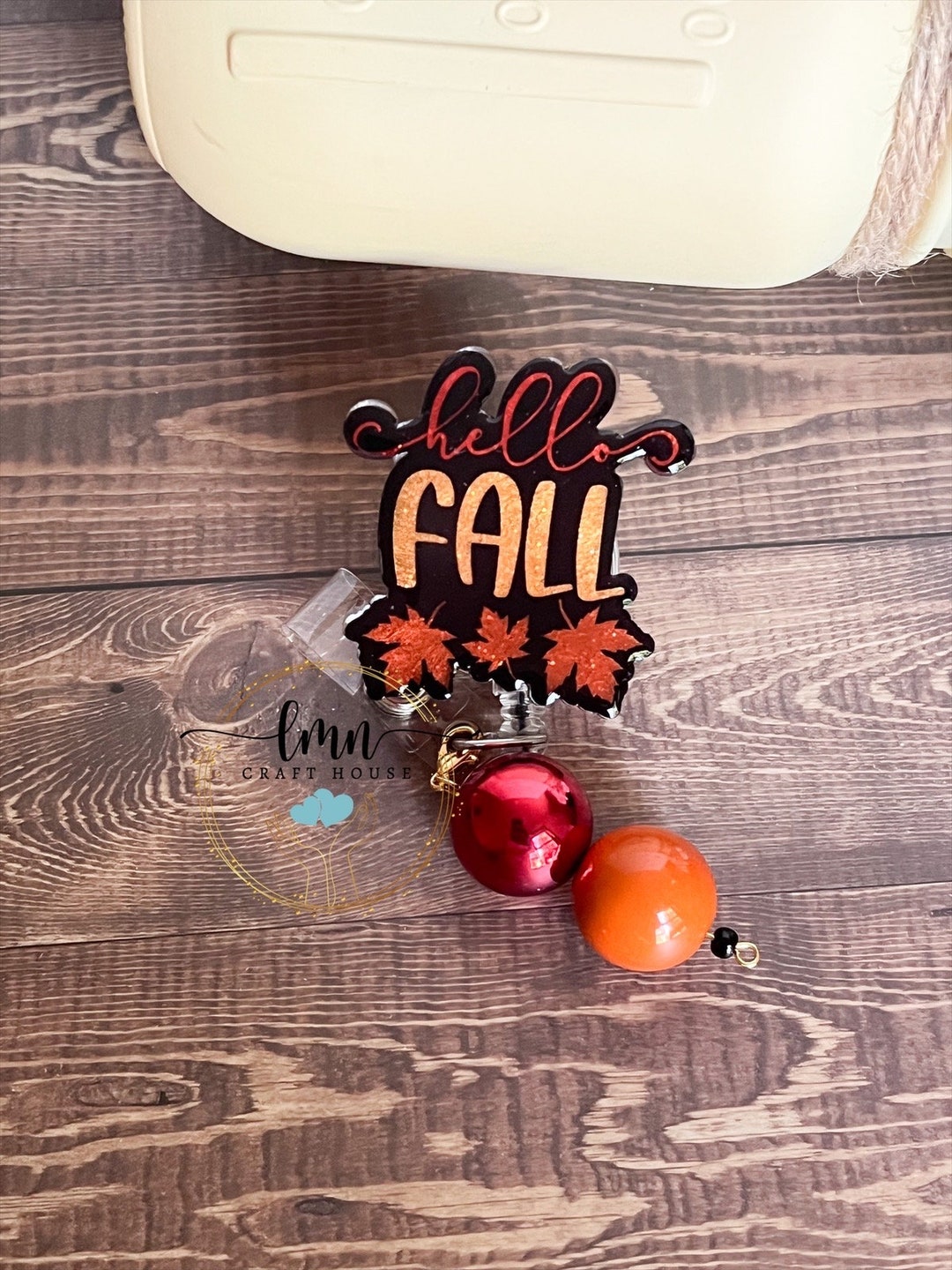 Hello Fall Badge Reel|fall Badge Reel|cute Badge Reel|custom Badge Reel ...
