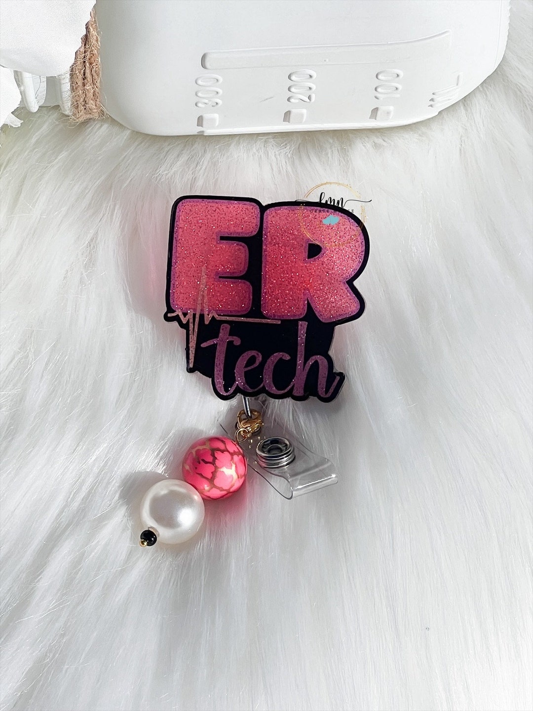 ER Tech Badge Reelemergency Room Technician Badge Reel Cute Badge Reel ...
