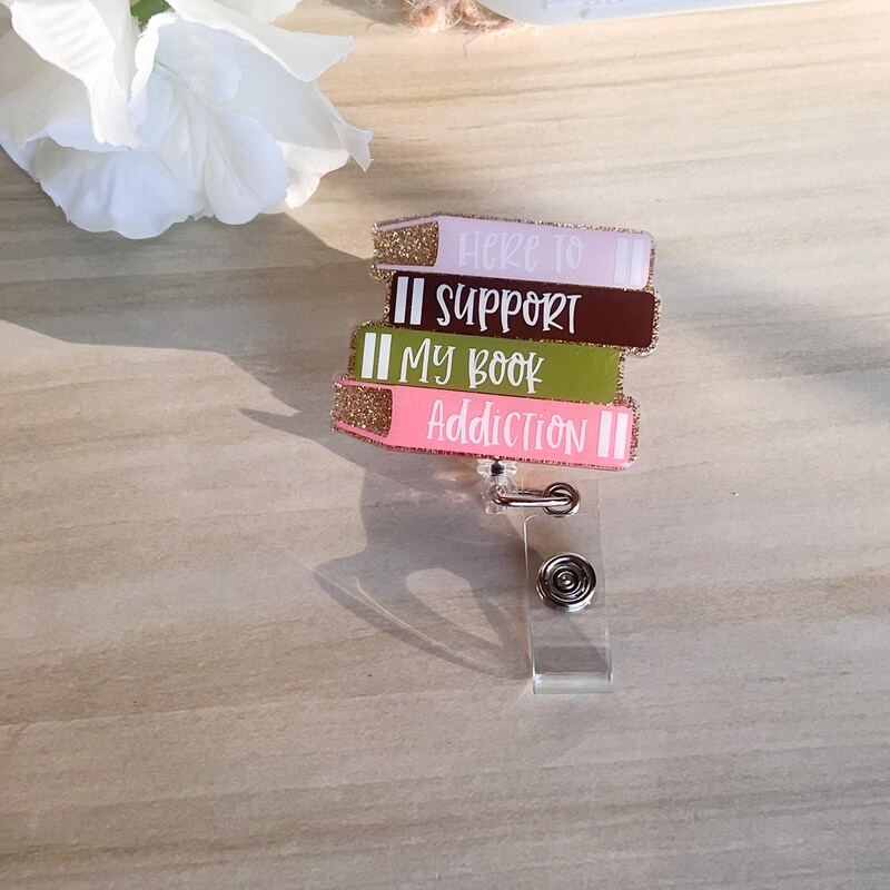 Book Badge Reel - Etsy