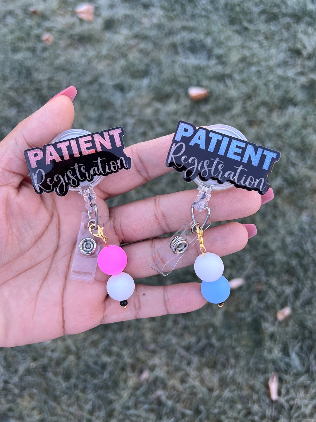 Patient Registration Badge Reelcute Badge Reel Badge Clipcustom ...