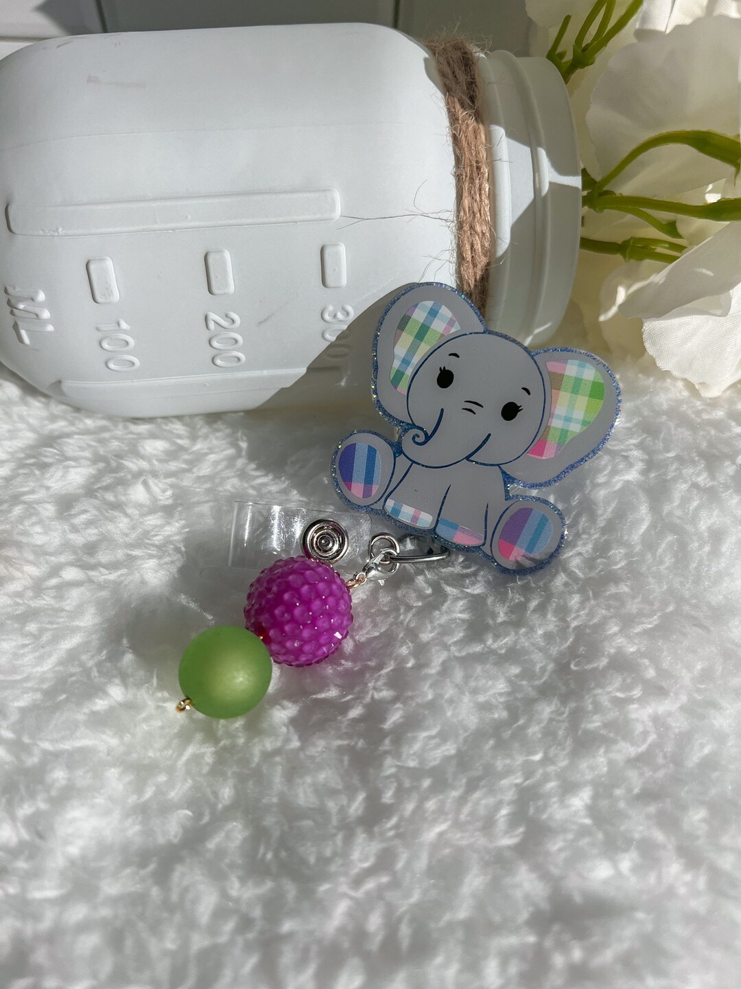 Elephant Badge Reel Elephant Badge Buddymedical Badge Reel - Etsy