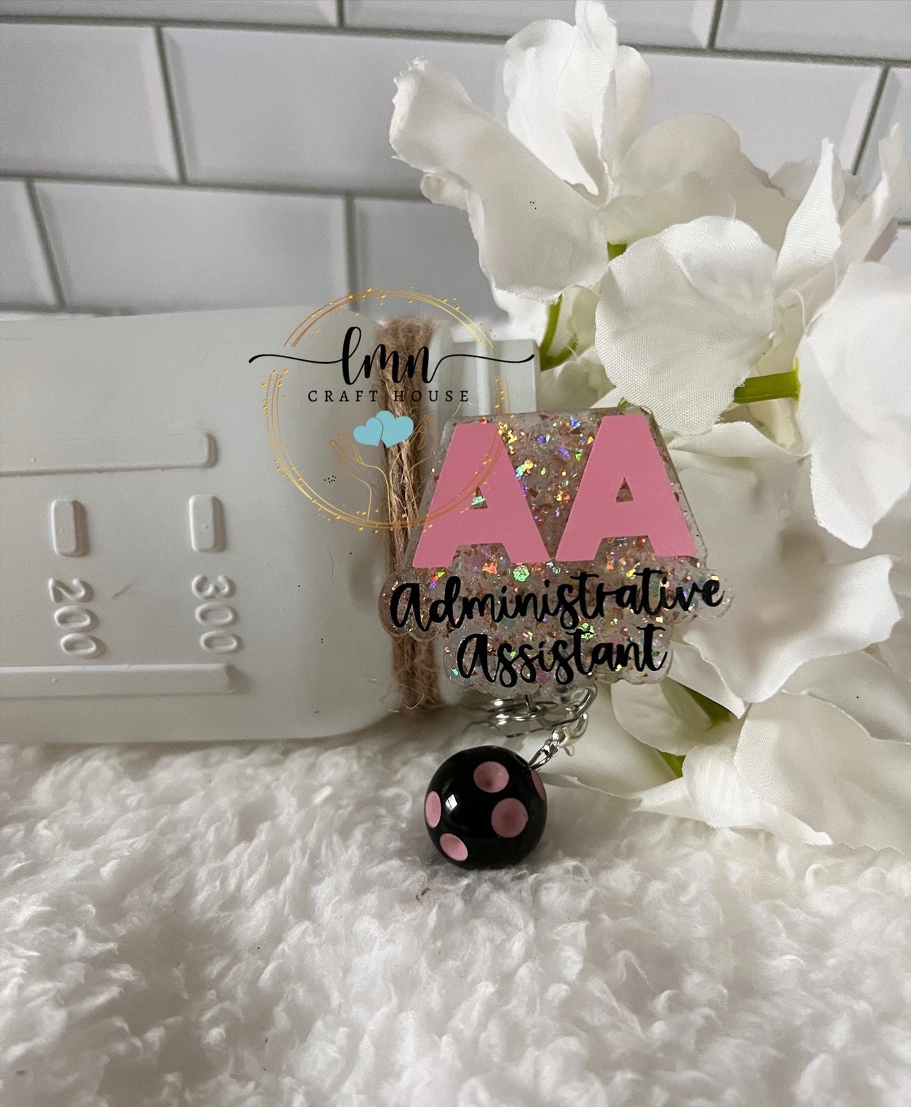 Administrative Assistant Badge Reelaa Badge Reelfront Office - Etsy