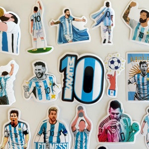 Messi Stickers 15, 30 or 52 Random Stickers Free Shipping - Etsy