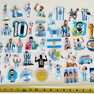 Messi Stickers 15, 30 or 52 Random Stickers Free Shipping - Etsy