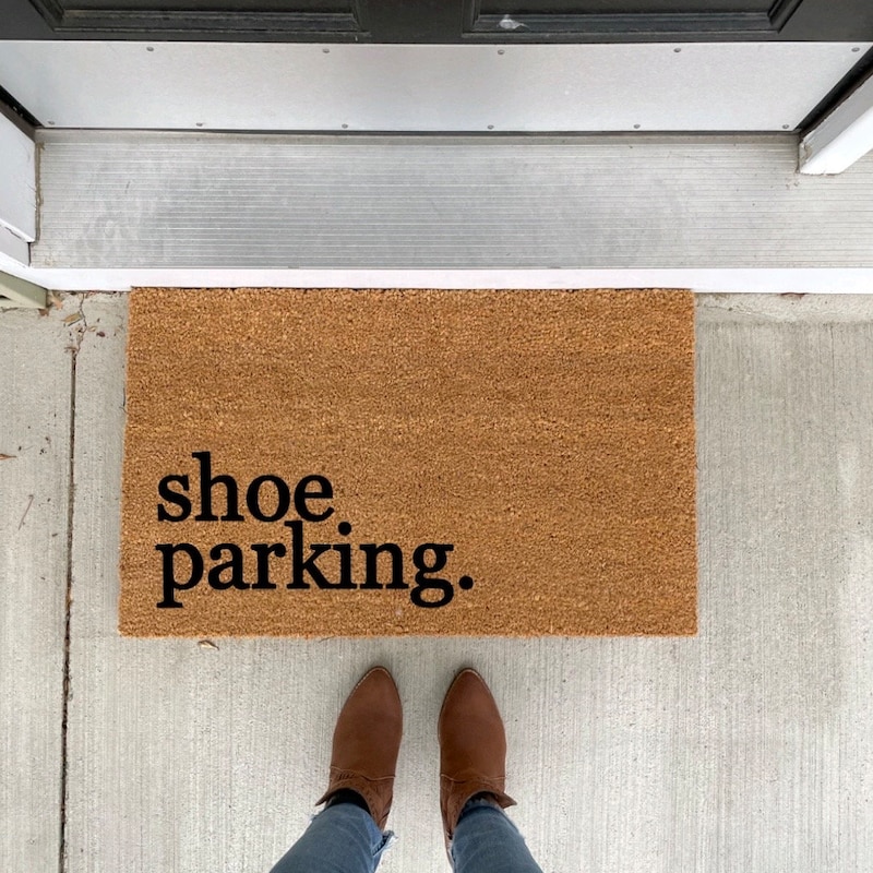 Shoes off Doormat - Etsy