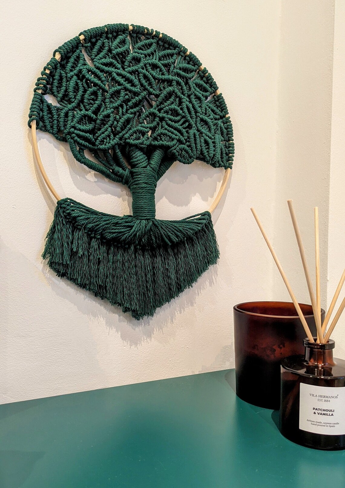 Macrame Tree of Life- Hoop Design Wall Hanging - Etsy UK