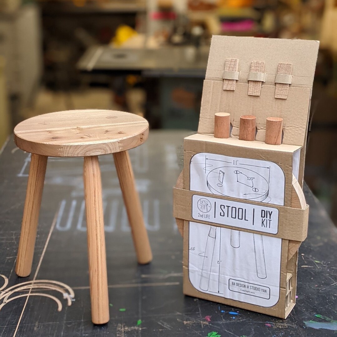 DIY STOOL KITS - 2nd Life Stool Kits Made From 100% Recycled Timber and ...