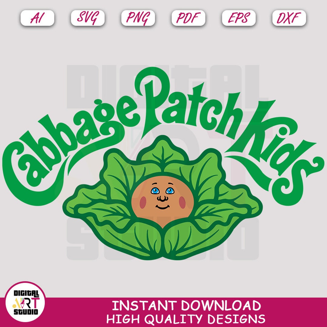 Cabbage Patch Kids SVG, Kids SVG, Cabbage Kids, Svg Cut File for Cricut ...