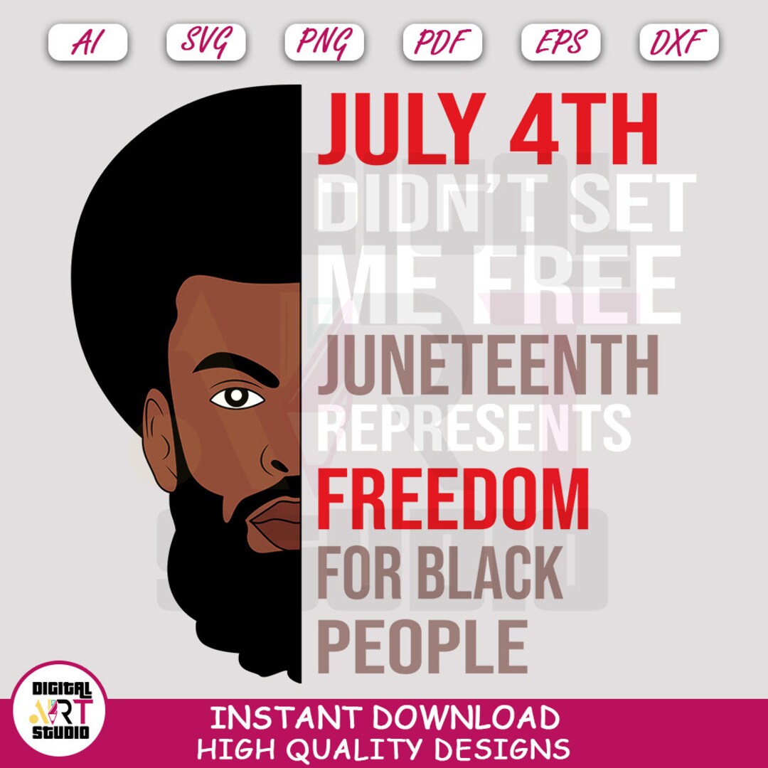 Juneteenth Vector Design Svg, Freedom SVG, Black History SVG ...