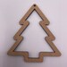 Christmas Tree MDF Decorations - Etsy