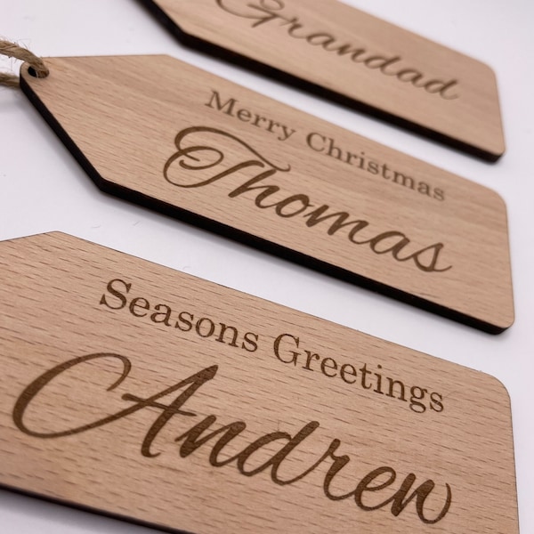 Wooden Gift Tag - 60+ Gift Ideas for 2024